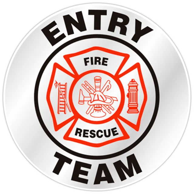 DOPASTICKER Entry Team Fire Rescue Sticker Military Soldier Decal Phone ...