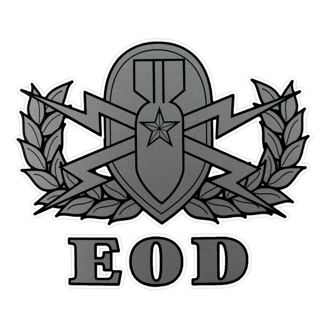 DOPASTICKER Eod (Explosive Ordnance Disposal) Badge Sticker Soldier ...