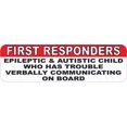 DOPASTICKER Epileptic And Autistic Child On Board Sticker Phone Sticker ...