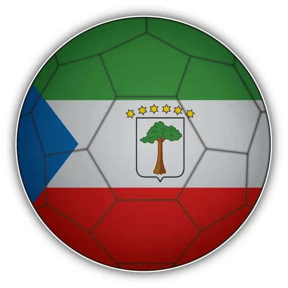 DOPASTICKER Equatorial Guinea Flag Soccer Ball Sticker Decal Phone ...