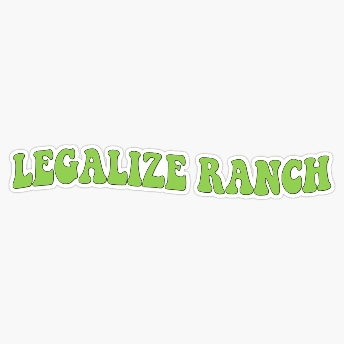 DOPASTICKER Eric Andre Legalize Ranch Sticker, Phone Sticker Car ...