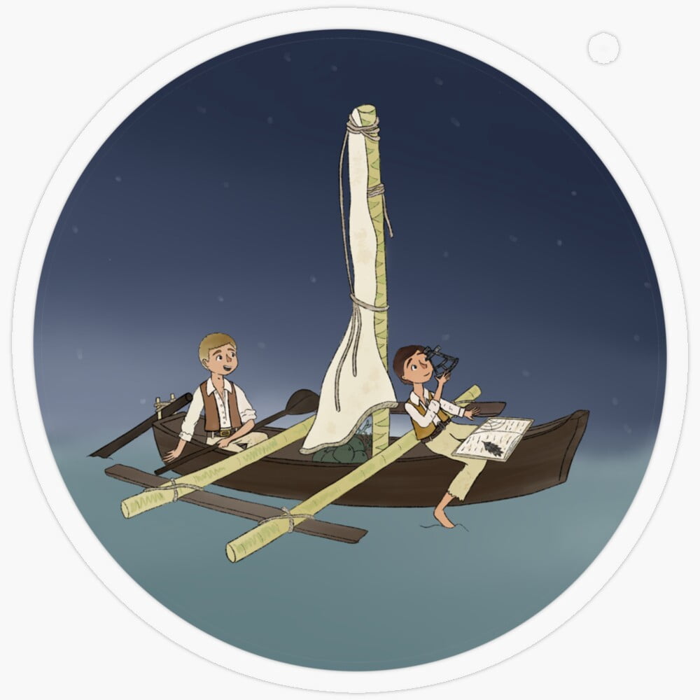 DOPASTICKER Ernst And Fritz At Sea - Perfect Birthday Gift Everyone ...