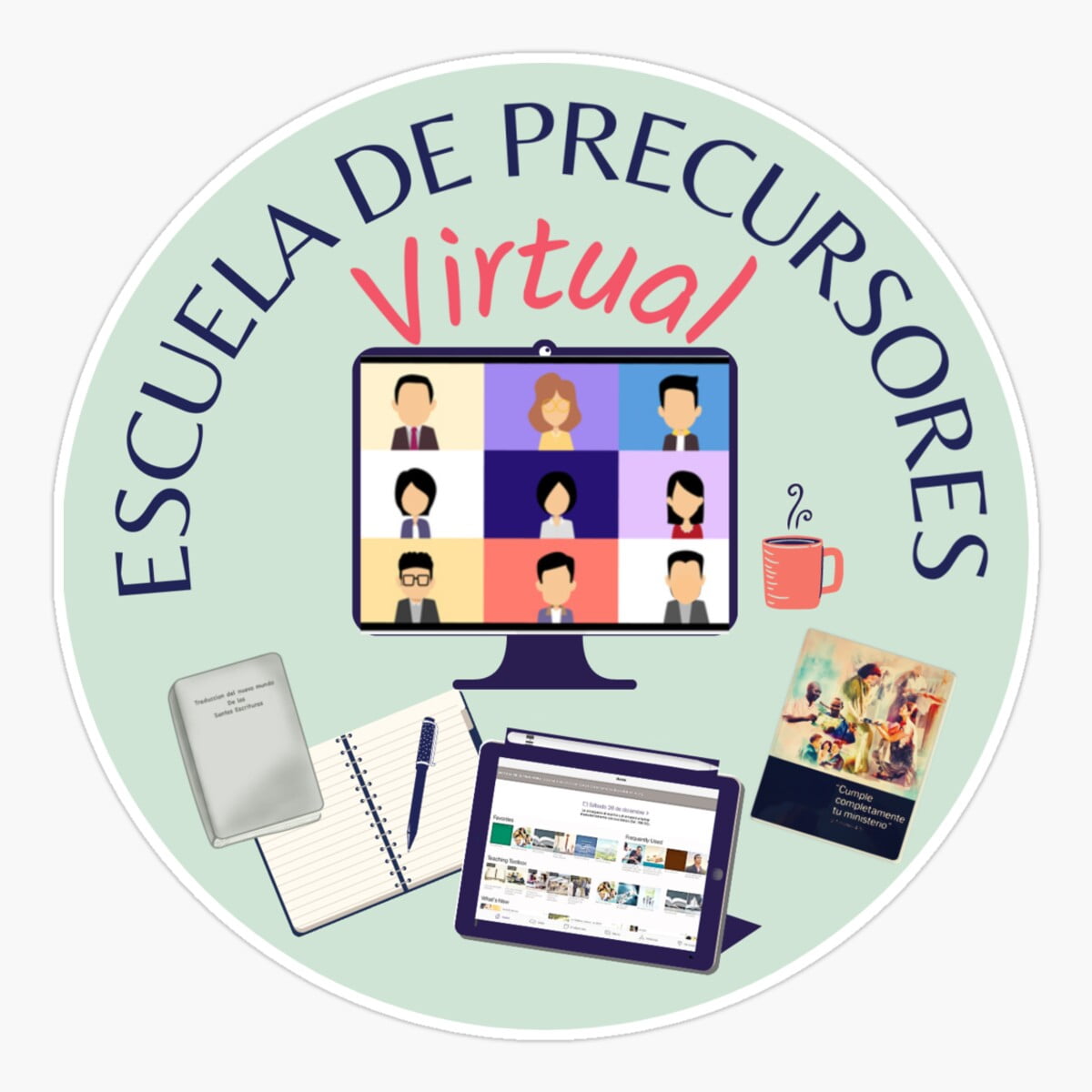 DOPASTICKER Escuela De Precursores Virtual 2021 Sticker, Phone Sticker ...