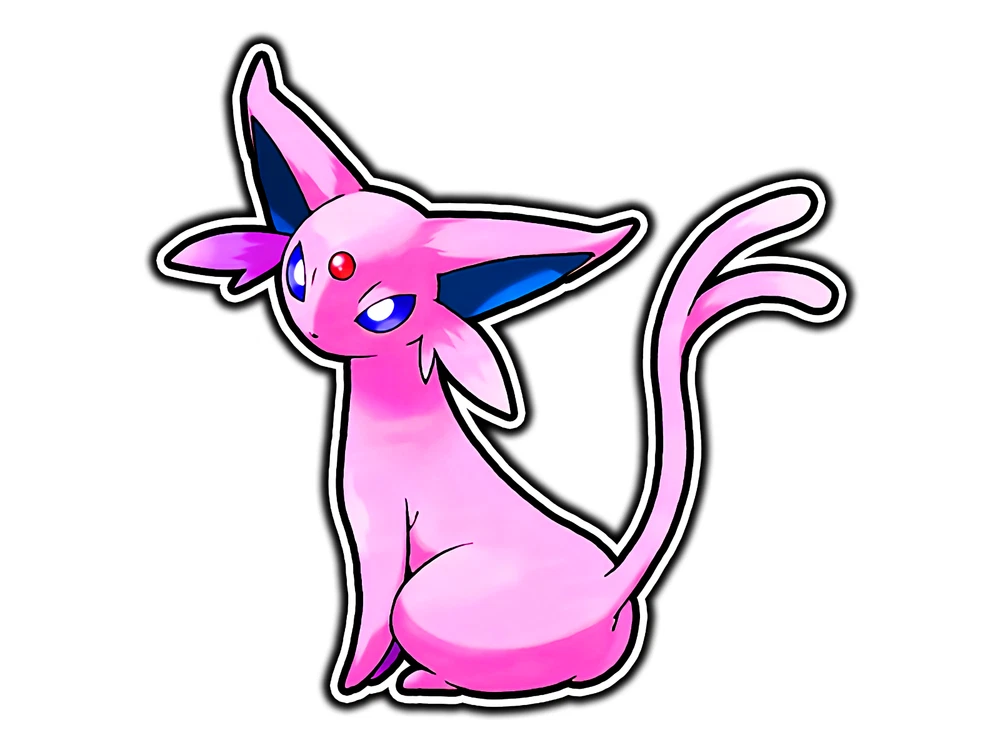 DOPASTICKER Espeon Sticker Decal Phone Decal Water Bottle Stickers ...