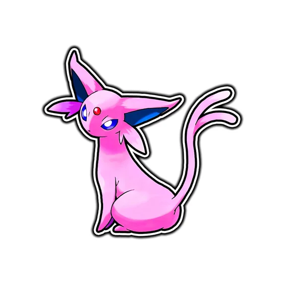DOPASTICKER Espeon Sticker Decal Phone Decal Water Bottle Stickers ...