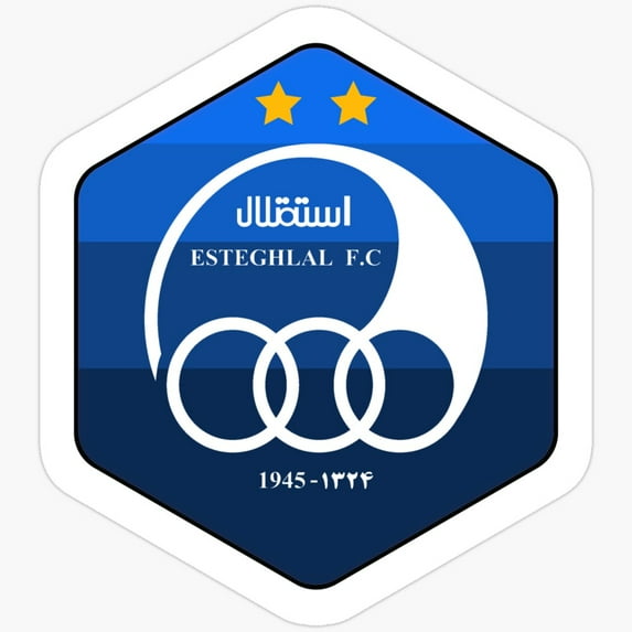 DOPASTICKER Esteghlal Football Club - Persian Artperfect Sticker Gift ...