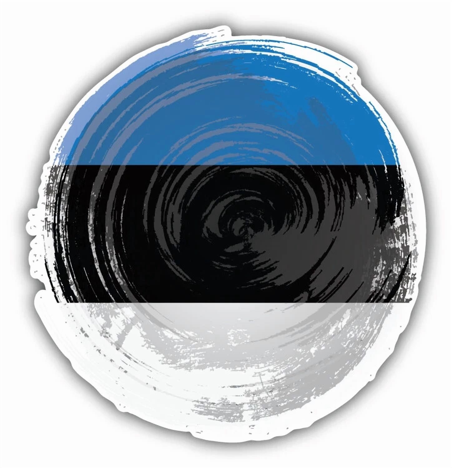 DOPASTICKER Estonia Flag Car Bumper Sticker Gift You, Phone Sticker ...