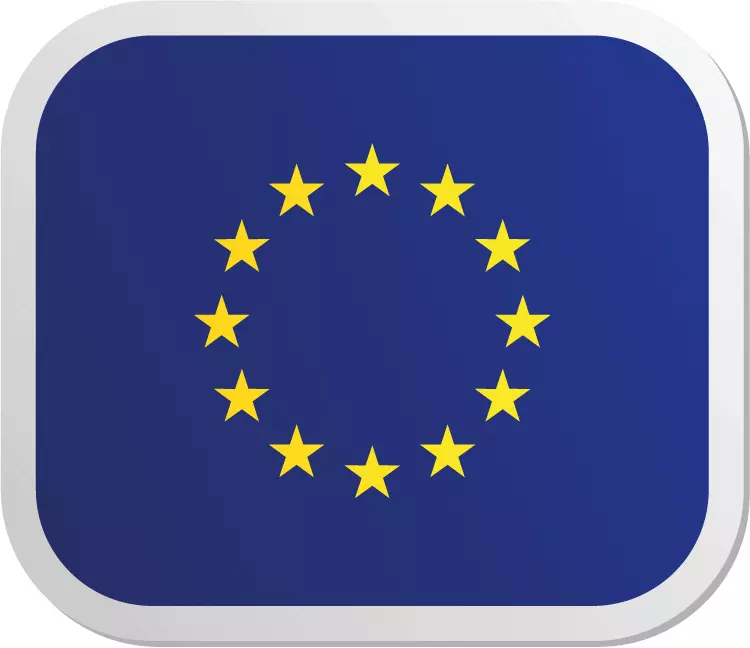 DOPASTICKER Eu Square Car Bumper Sticker Decal Waterproof Sticker For ...