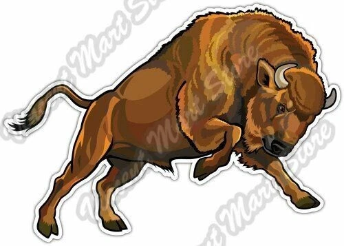 DOPASTICKER European Bison Bull Wisent Buffalo Car Window Sticker Decal ...