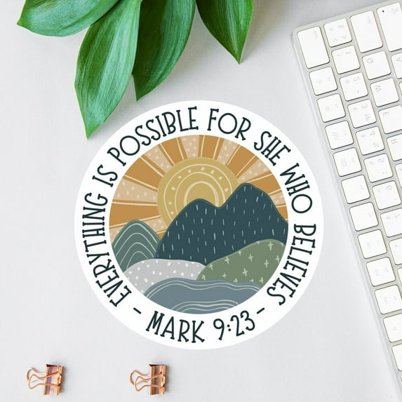 DOPASTICKER Everything Is Possible Sticker, Affirmation Stickers ...