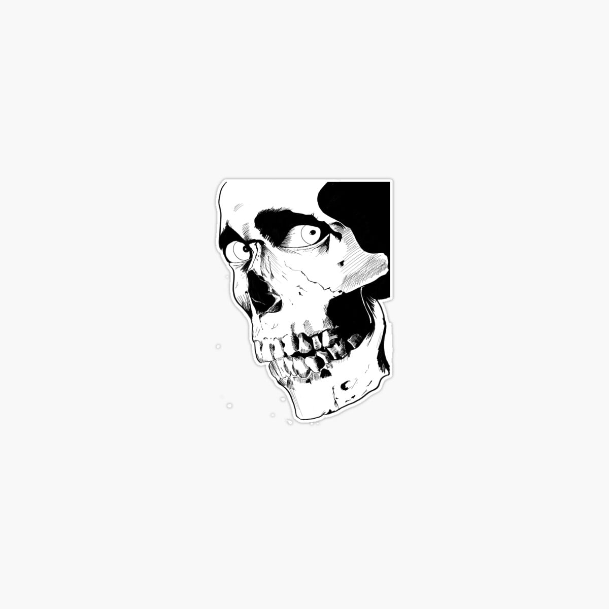 DOPASTICKER Evil Dead Skull Sticker, Phone Sticker Car Stickers ...
