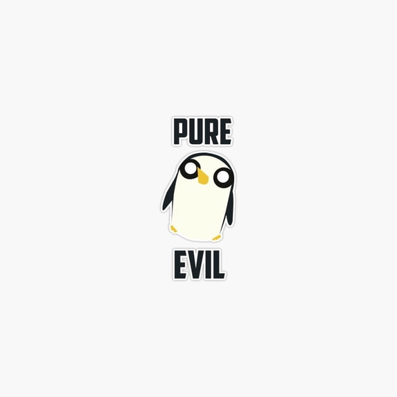 DOPASTICKER Evil Is Cute Sticker, Phone Sticker Water Bottle Sticker ...