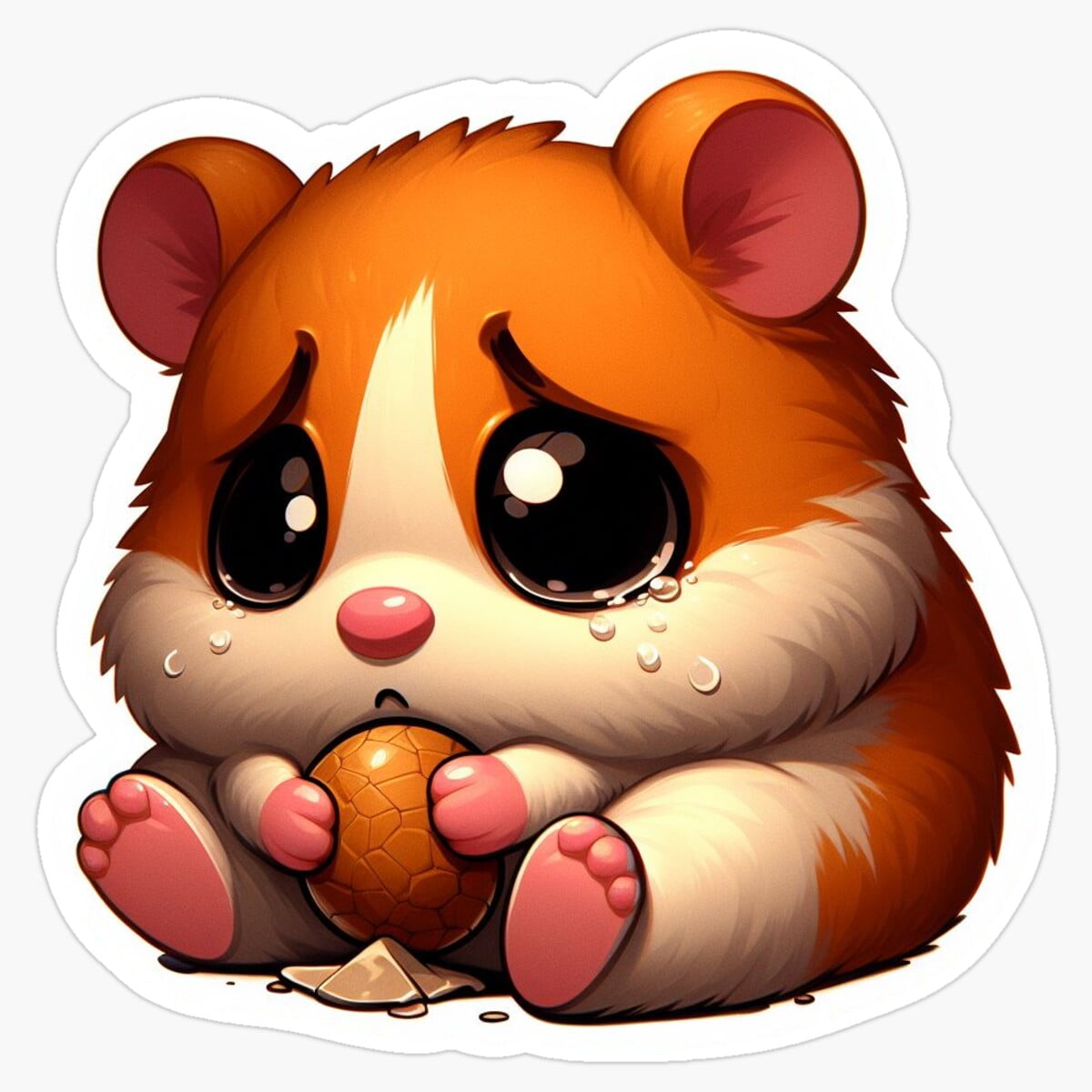 DOPASTICKER Existential Wheek: A Celebration Of Sad Hamsters In All ...