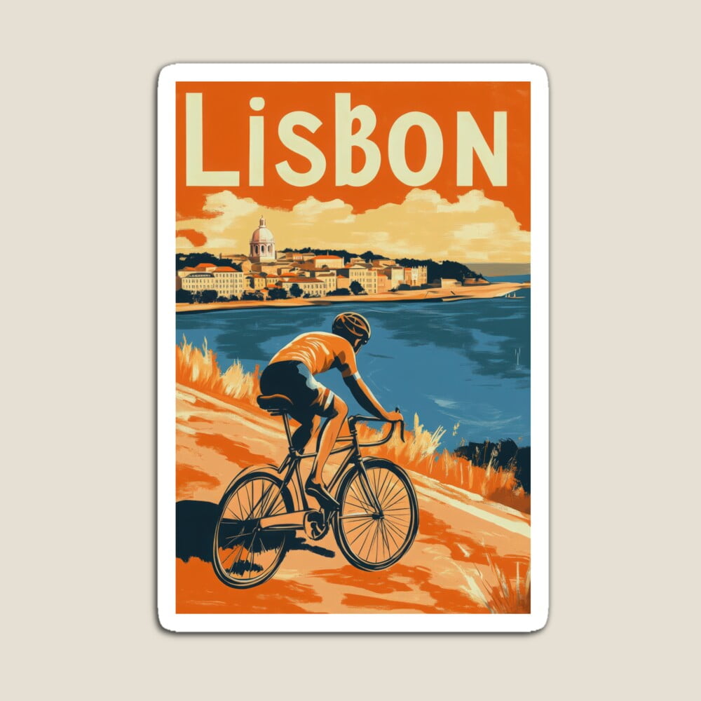 DOPASTICKER Experience The Charm Of Lisbon Through A Vintage Travel ...