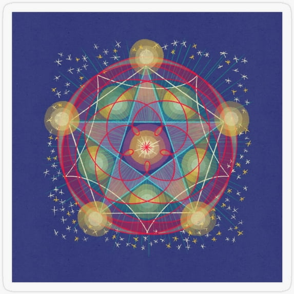 DOPASTICKER Explosion In The Sky 5 Sticker Phone Sticker, Latop Sticker ...