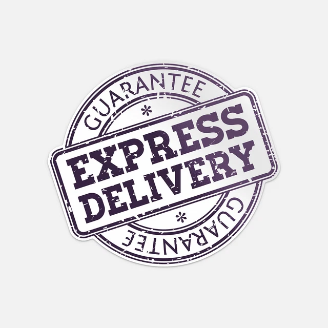 DOPASTICKER Express Delivery Grunge Sticker Decal Phone Decal Water ...
