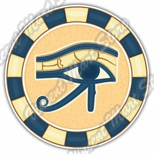 DOPASTICKER Eye Of Horus Ra Wadjet Egyptian Gift Idea Car Sticker Decal ...