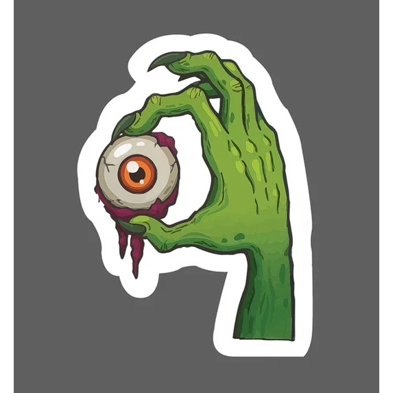 DOPASTICKER Eyeball Sticker Monster Hand Sticker Phone Sticker, Latop ...