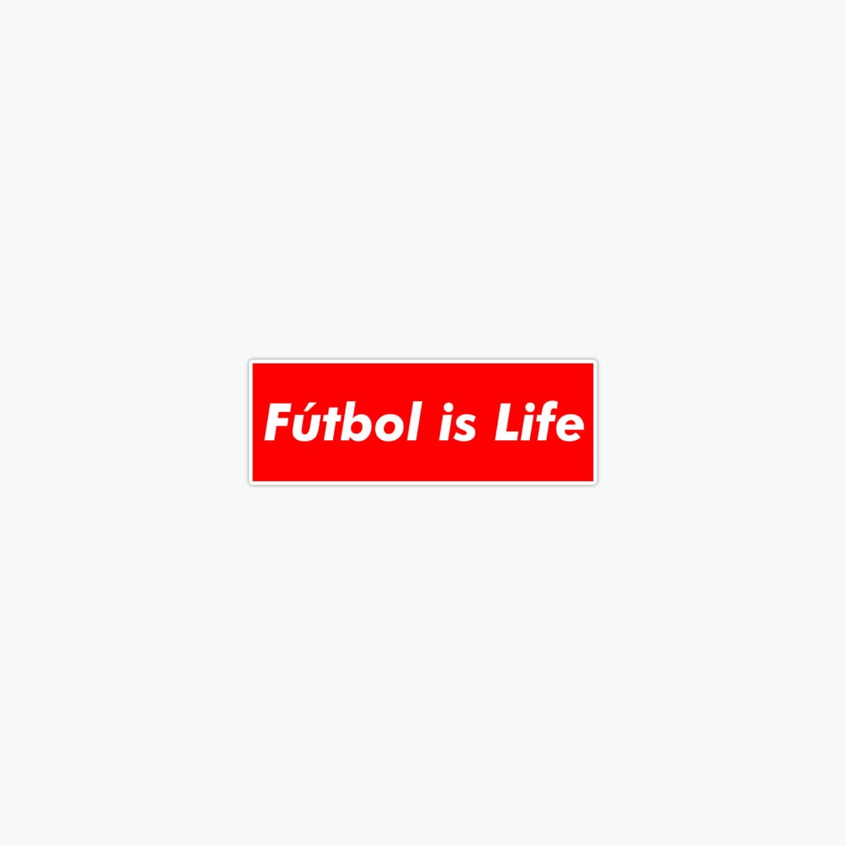 DOPASTICKER FãºTbol Is Life Sticker, Phone Sticker Water Bottle Sticker ...