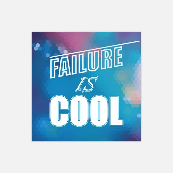 DOPASTICKER Failure Is Cool Sticker Decal Phone Decal Water Bottle ...