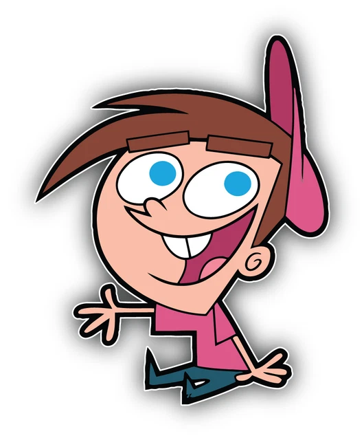 DOPASTICKER Fairly Oddparents Cartoon Timmy Turner Happy Sticker Decal ...