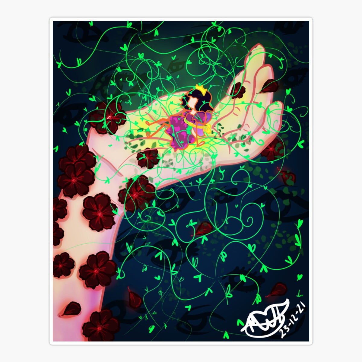 DOPASTICKER Fairy Princess Sticker, Phone Sticker Car Stickers ...