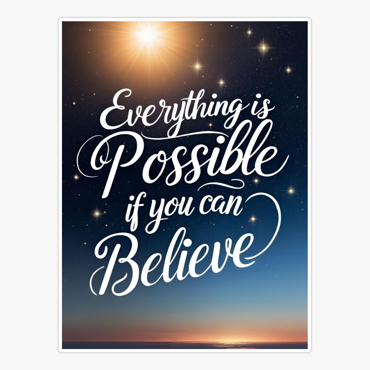 DOPASTICKER Faith In God Sticker, Phone Sticker Car Stickers, Birthday ...