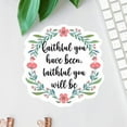 DOPASTICKER Faith Sticker, Affirmation Sticker, Clear Laptop Sticker ...