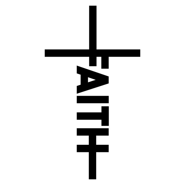 DOPASTICKER Faith Sticker God Jesus Love Hope Bible Believe Gospel ...