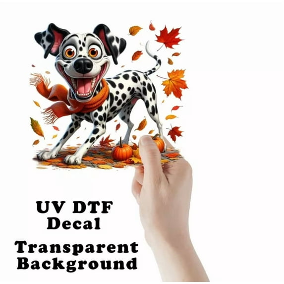 DOPASTICKER Fall Dalmatian Sticker - Design Preview Only Decorative ...