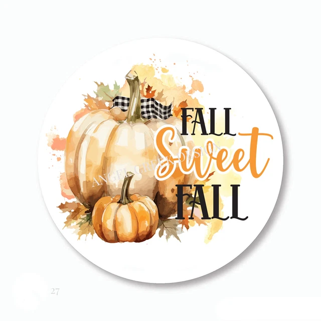 DOPASTICKER Fall Sweet Fall Autumn Pumpkins Scrapbook Stickers Autumn ...