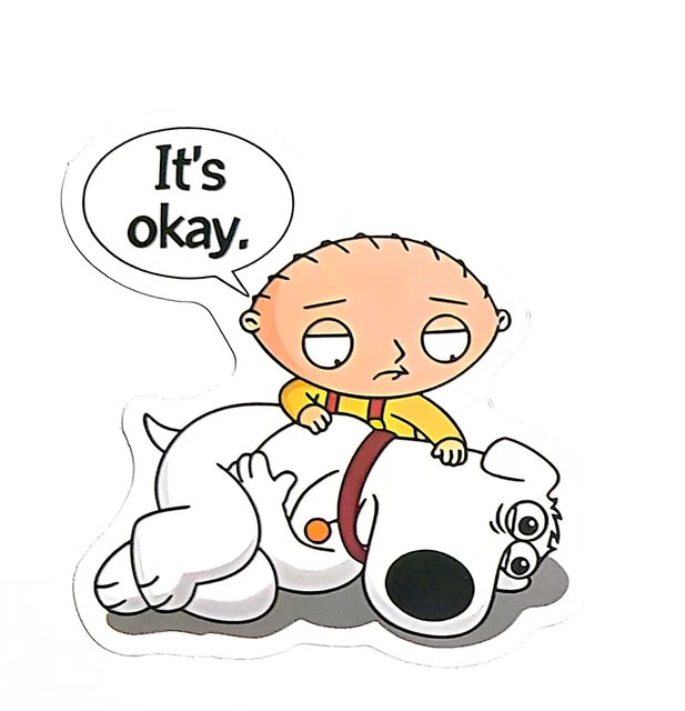 DOPASTICKER Family Guy Stewie Brian Griffin Anime Manga Cartoon Sticker ...