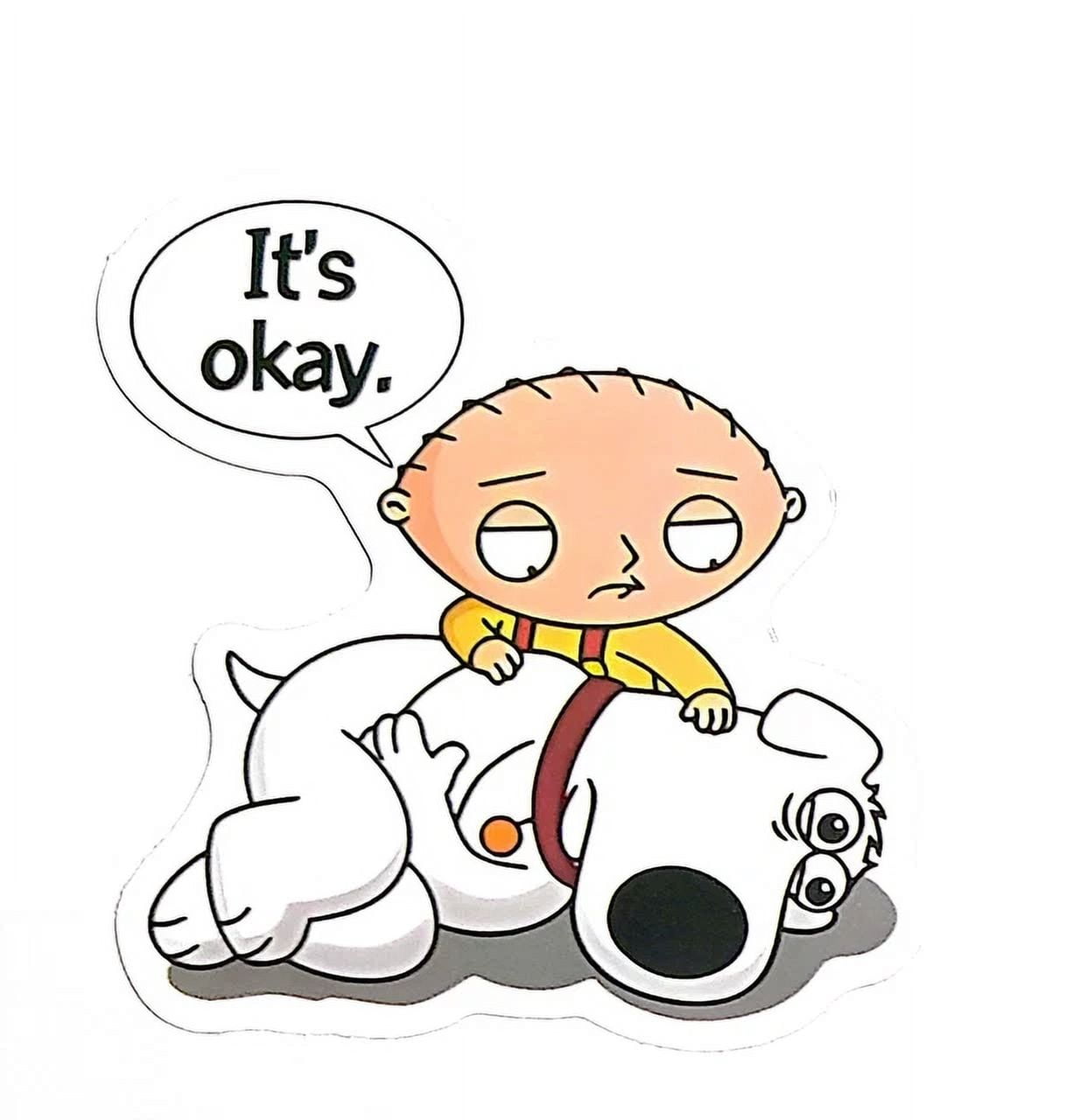 DOPASTICKER Family Guy Stewie Brian Griffin Anime Manga Cartoon Sticker ...