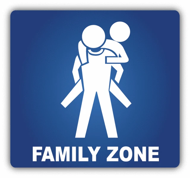 DOPASTICKER Family Zone Sticker Decal Phone Decal Water Bottle Stickers ...