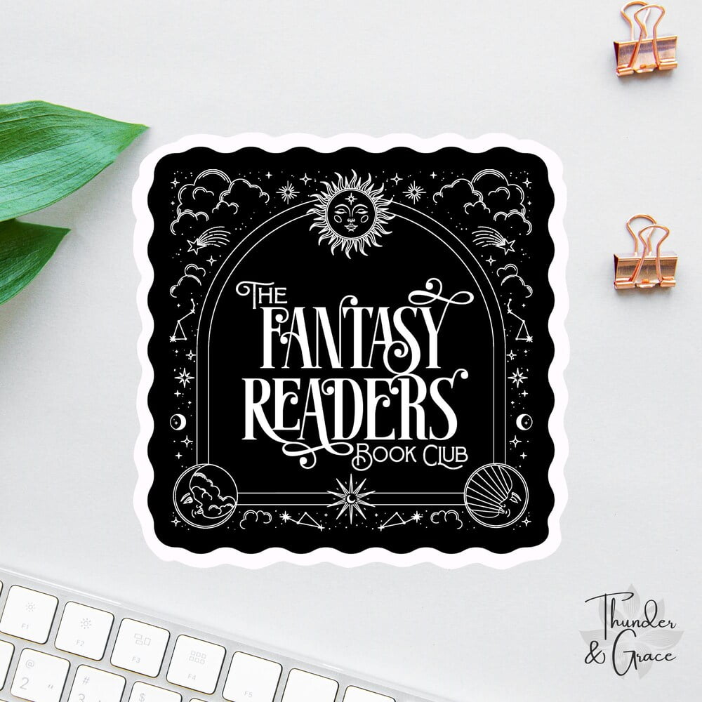 DOPASTICKER Fantasy Readers Book Club Sticker, Bookish Sticker, Book ...