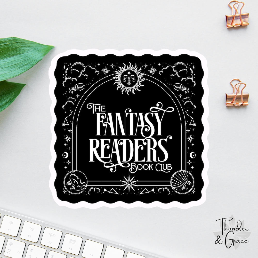 DOPASTICKER Fantasy Readers Book Club Sticker, Bookish Sticker, Book ...