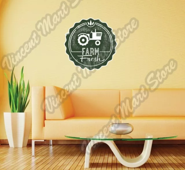 DOPASTICKER Farm Fresh Farmer Harvest Vintage Wall Sticker Room ...