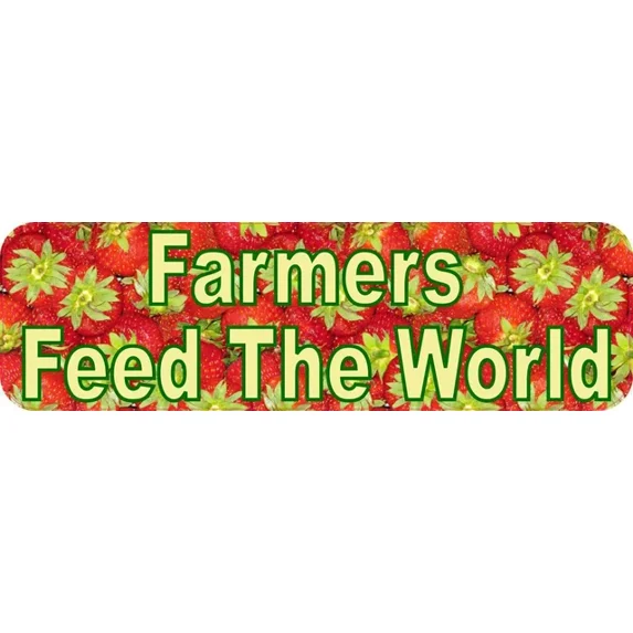 DOPASTICKER Farmers Feed The World Sticker Phone Sticker, Latop Sticker ...