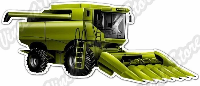 DOPASTICKER Farming Combine Farm Tractor Vehicle Car Sticker Decal ...