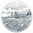 DOPASTICKER Farming Fields House Art Drawing Cool Gift Decorative ...