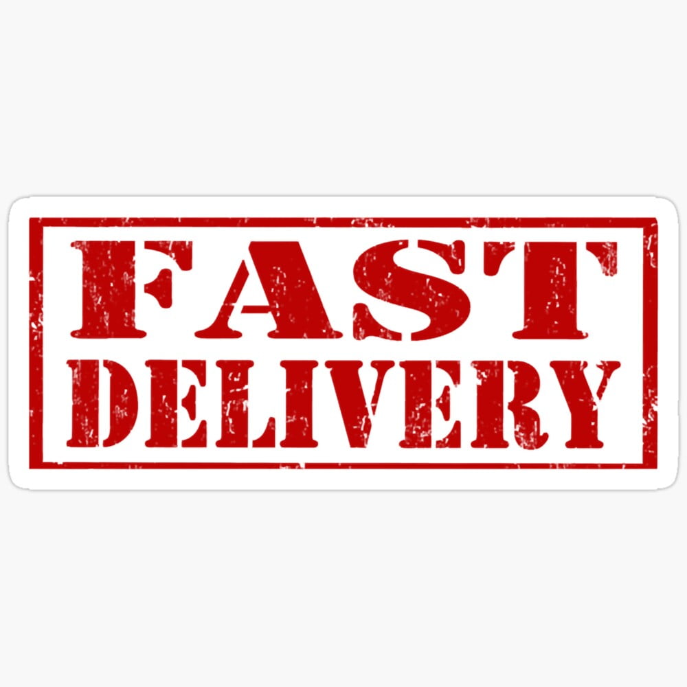 DOPASTICKER Fast Delivery Gift You - Phone Stickers, Waterproof Decals ...