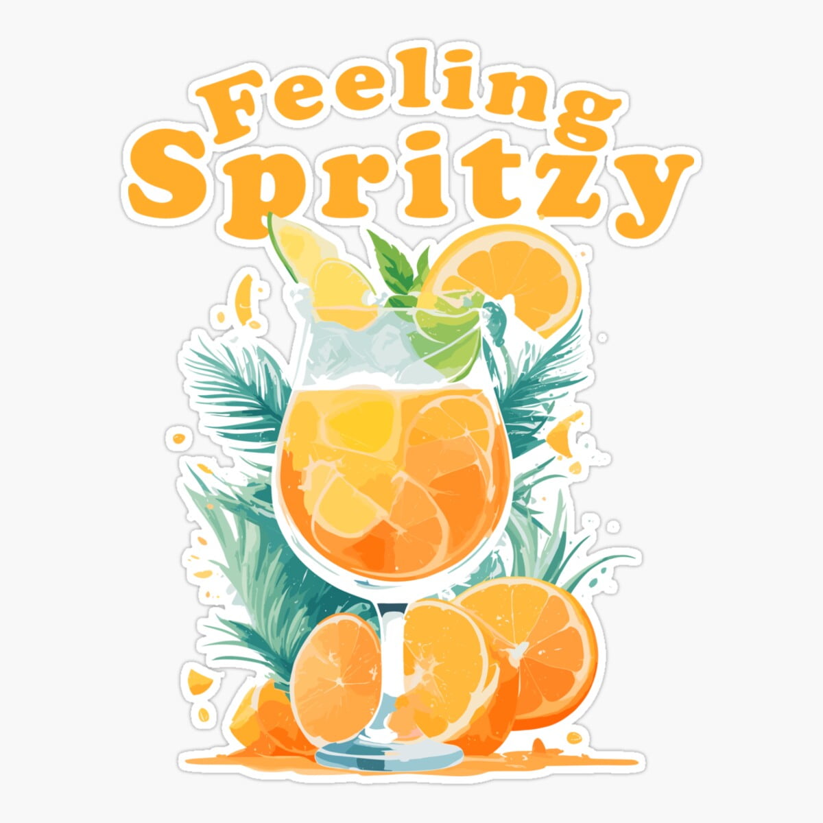 DOPASTICKER Feeling Spritzy Sticker, Phone Sticker Car Stickers ...
