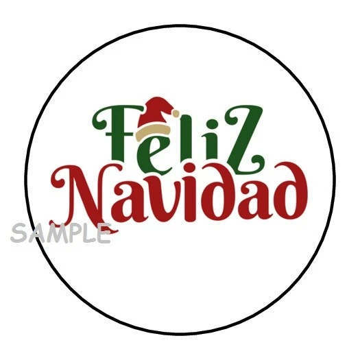 DOPASTICKER Feliz Navidad Stickers Phone Decal Water Bottle Stickers ...