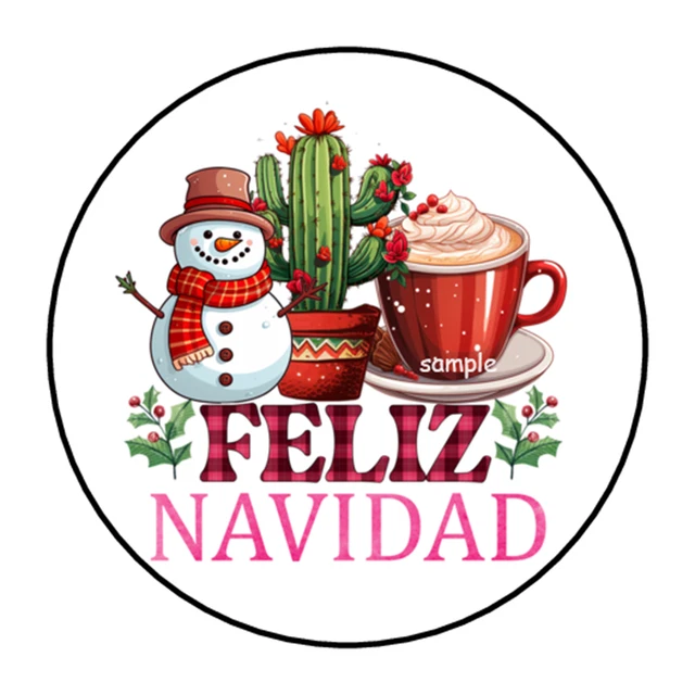 DOPASTICKER Feliz Navidad Stickers Phone Decal Water Bottle Stickers ...