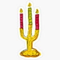 DOPASTICKER Festive Candle Stick Sticker Phone Sticker, Latop Sticker ...