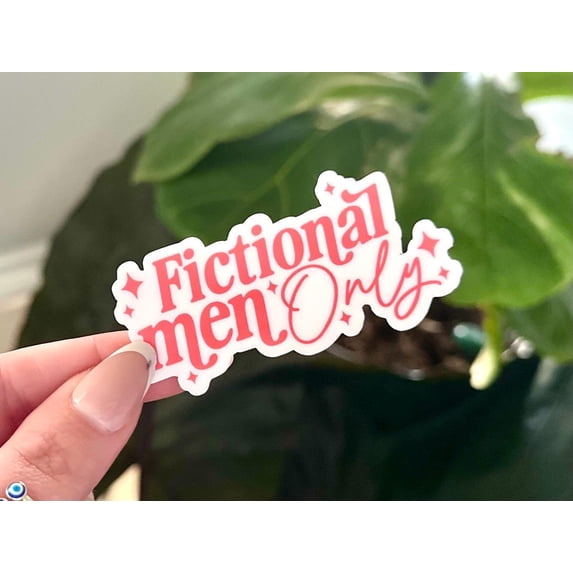 DOPASTICKER Fictional Men Only Repellent Sticker, Book Sticker, Gift ...
