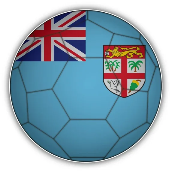 DOPASTICKER Fiji Flag Soccer Ball Sticker Decal Phone Decal Water ...
