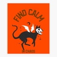 DOPASTICKER Find Calm In Chaos Sticker, Phone Sticker Water Bottle ...