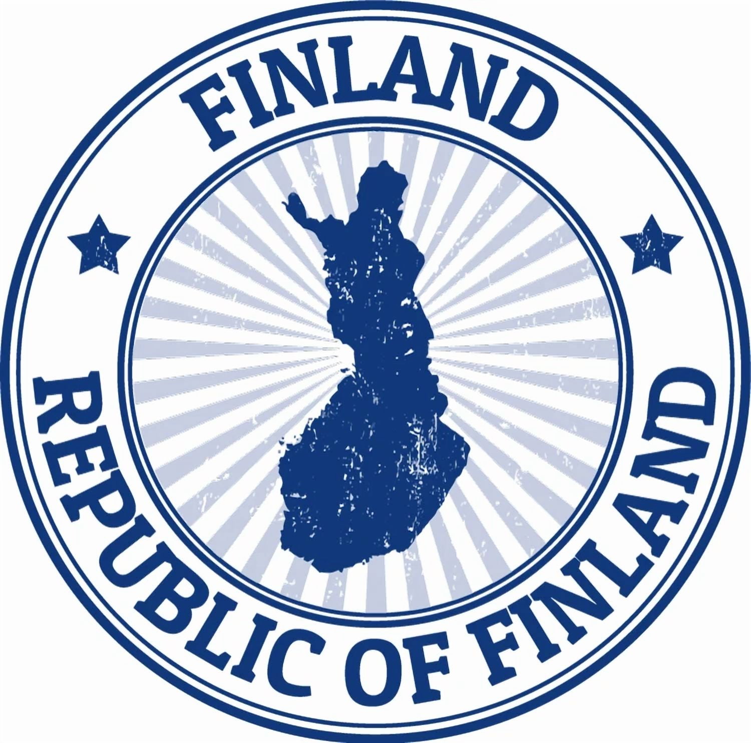 DOPASTICKER Finland Round Car Bumper Sticker Gift You, Phone Sticker ...