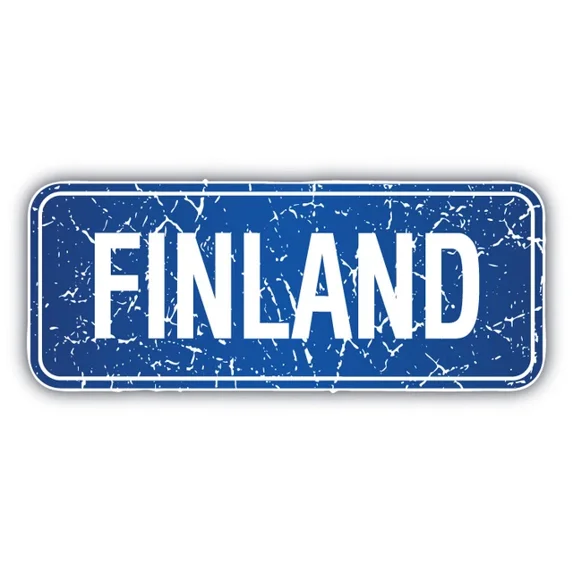 DOPASTICKER Finland Sticker Decal Phone Decal Water Bottle Stickers ...